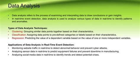 real time event learning and detection pptx