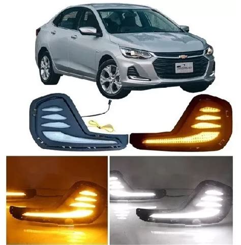 Faros Niebla Led Onix Chevrolet Luz Dia Y Direccio Plug Play