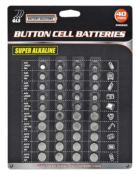 Button Cell Battery Dimension Chart At Danelle Perez Blog