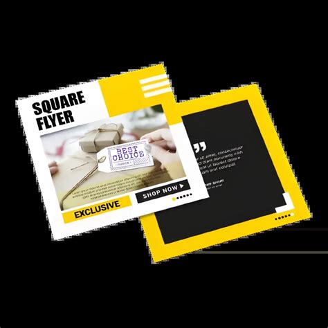 Square Flyers And Leaflets Local Waltham Cross And Enfield Printers