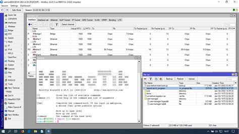 BACKUP EXPORT RESET urządzeń z systemem MikroTik