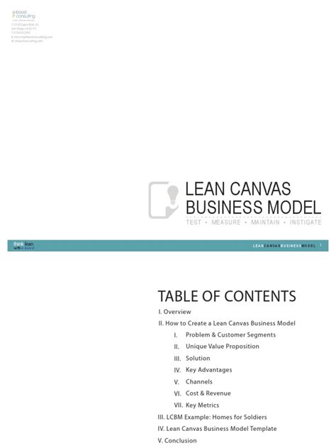 Lcbm Guide Pdf Business Model Expense