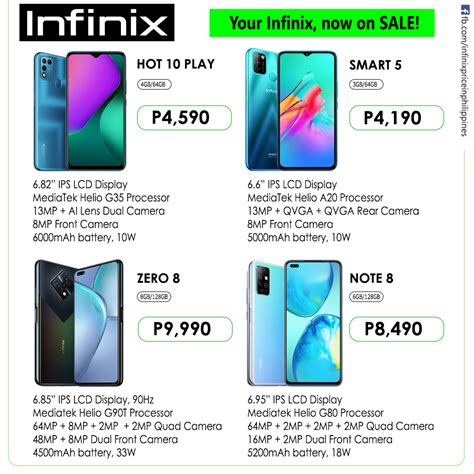 Infinix Smartphones Price Specs Philippines For Aug 2023 44 Off