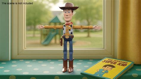 Modelo 3d El Sheriff Woody De Toy Story Turbosquid 2444962