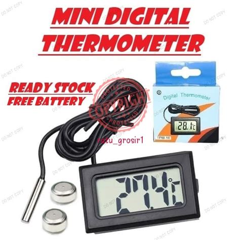 Jual Mini Digital Thermometer Termometer Waterproof Mini Digital