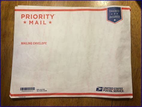 Priority Mail Mailing Envelope Usps Envelope Resume Examples Bpv5w6or91