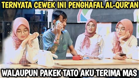 Prank Sholawat Ternyata Cewek Ini Penghafal Al Quran 😍 Youtube