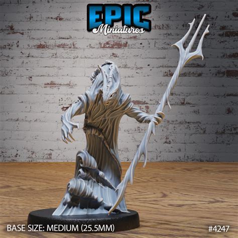 3d Printable Water Elemental Set Evil Aqua Humanoid Ocean Warrior
