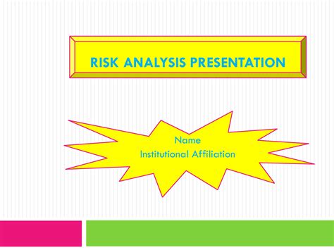 Solution Risk Analysis Presentation Studypool