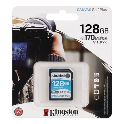 Buy Kingston 128GB 170MB/s, Canvas Go! Plus, SDG3/128GB Online at Best ...