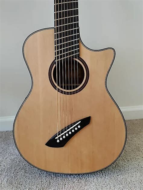Agile Renaissance 82730 Multiscale 8 String Acoustic Guitar Reverb