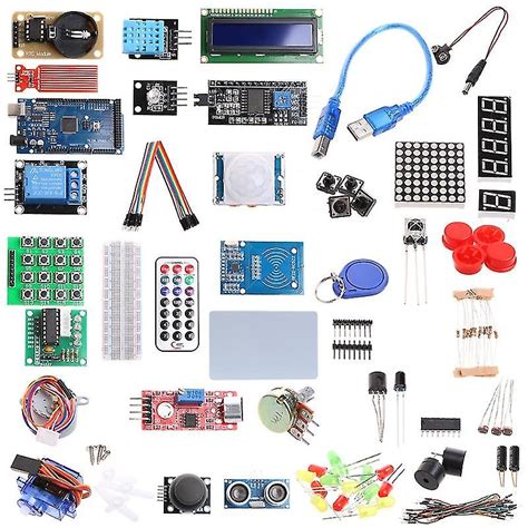 Mega R Starter Kit Motor Servo Rfid Ultrasonic Ranging Relay Lcd Fruugo BE