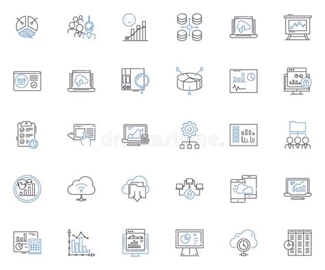 Collaboration And Teamwork Line Icons Collection Synergy Cohesion Unity Bond Partnership