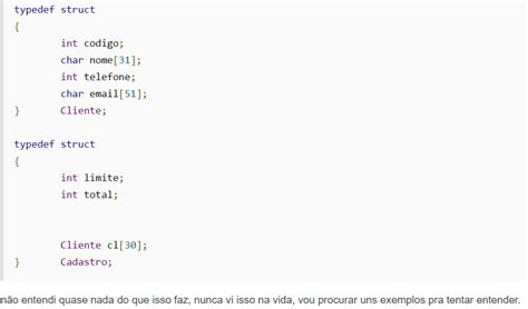 Quero Que Um Procedimento Preencha O Vetor De Struct C C C Clube Do Hardware