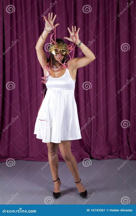 Mysterious Sexy Woman Stock Image Image 16743361