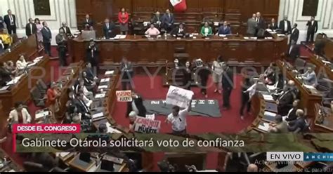 “renuncien Asesinos” Gabinete De Alberto Otárola Es Recibido Con