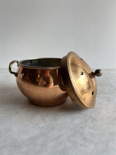 Mid Century Colored Amber Glass Set Tributary Collective — Tributary