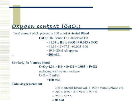 Physiology Of O2 Transport And O2 Dissociation Curve