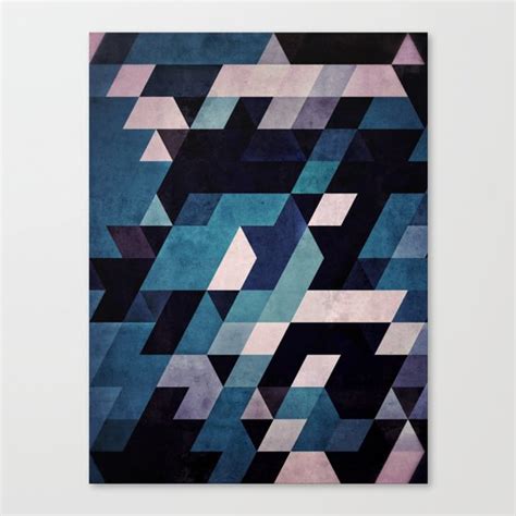 0052 Blux Redux Canvas Print By Spires Society6