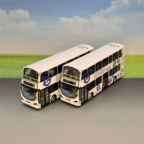 Corgi Wright Eclipse Gemini 2 Goahead London Wvl454 The Elizabeth Line 104 Beckton Station