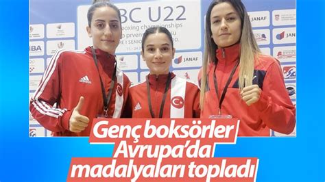 22 Yaş Altı Boksörler Erivan Barut Ve Hatice Akbaş Avrupa Şampiyonu