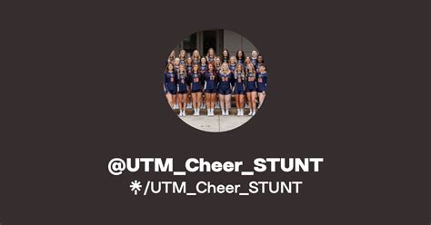 Utm Cheer Stunts Link In Bio Instagram And Socials Linktree