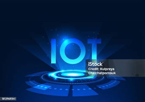 Internet Of Things Technology Iot Placed On The Technology Circle