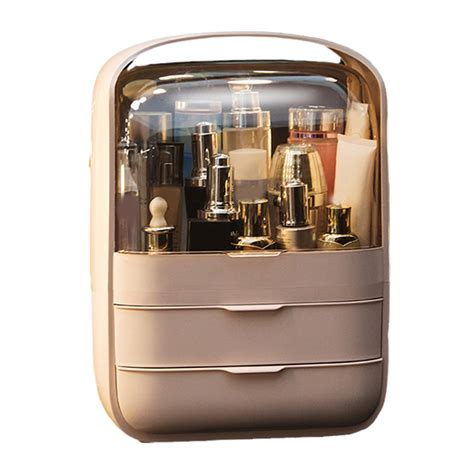 Fashion Simple Table Top Drawer Cosmetic Jewelry Storage Box Home