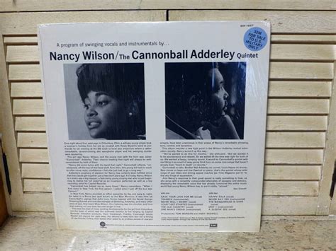 Yahoo オークション Nancy Wilson The Cannonball Adderley Quintet