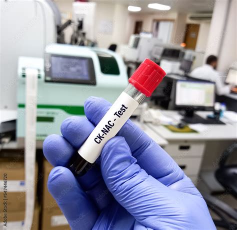 Blood Test Sample For CK NAC Activity Test Sensitive Marker For The Detection Of Skeletal