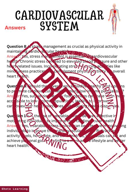 Cardiovascular System Matching Game A Great Way To Review For Tests