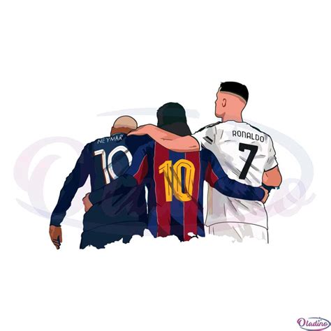 Neymar And Messi And Ronaldo