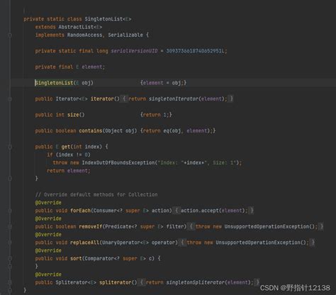 Collectionssingletonlist Csdn博客