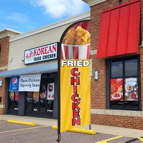Fried Chicken Flag Kit 8ft Fried Chicken Feather With Pole And Stake