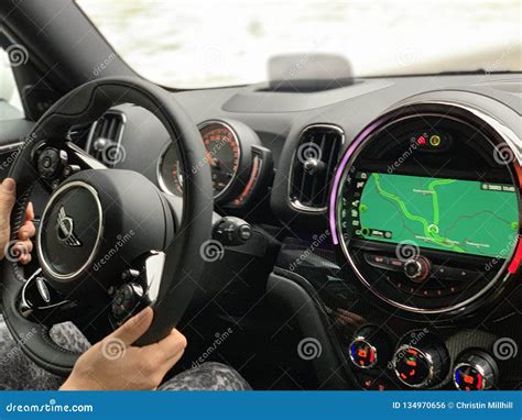Mini Cooper D Countryman Cockpit Editorial Photo Image Of Drive