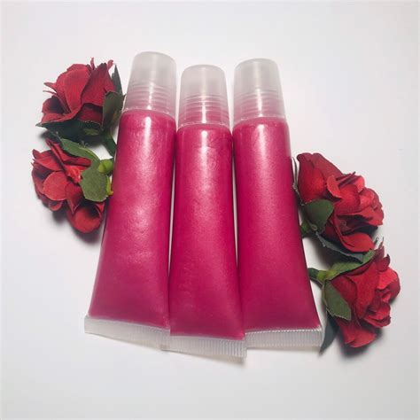 Lip Gloss 15 Ml Diva Bubble Gum Flavor Pink Lip Gloss Etsy