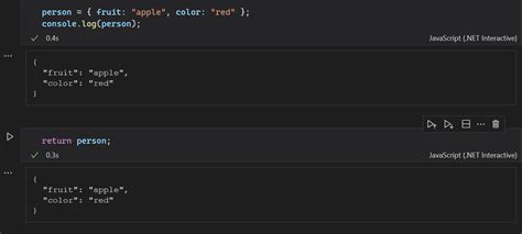 Javscript Not Showing Results If Object Issue Dotnet Interactive GitHub