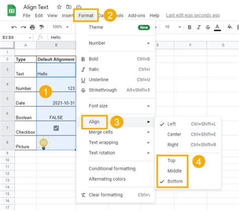 Ways To Align Text In Google Sheets Easy Illustrated Guide Ok Sheets