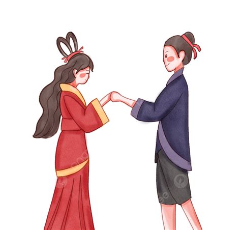 Qixi 축제에 견우와 직녀 소녀 치시 축제 카우보이 직공 Png 일러스트 및 Psd 이미지 무료 다운로드 Pngtree