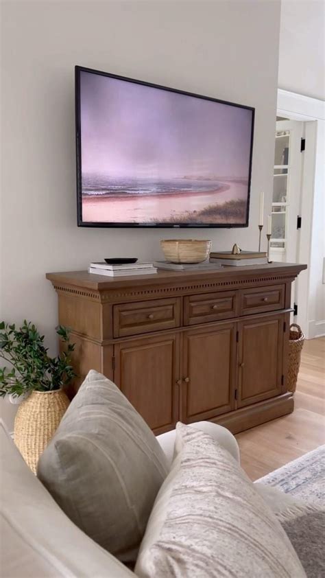 Members Mark Lowell 70 Multi Use Console Natural Living Room
