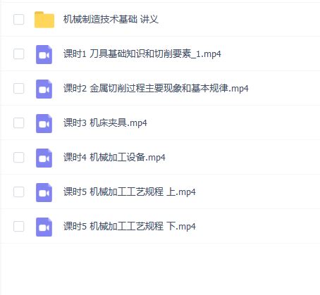 机械制造技术基础速成机械制造技术基础速成期末考试不挂科期