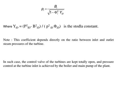 Ppt Off Design Performance Prediction Of Steam Turbines Powerpoint Presentation Id 1222725