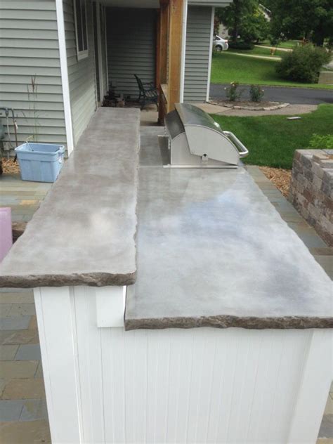 Diy Concrete Countertops For Outdoor Kitchen