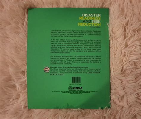 Disaster Readiness And Risk Reduction Diwa Learning Senior High School K 12 Grade 11 And 12