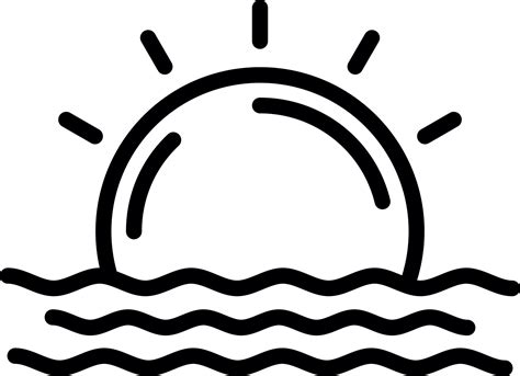Sunrise Vector Icon Design 15751716 Vector Art At Vecteezy