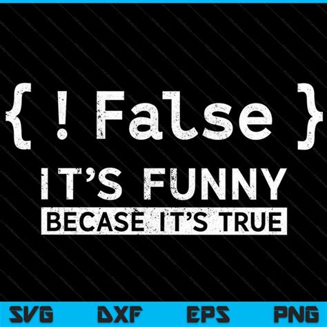 False Programmer Coding Code Svg Png Cutting Printable Files Creativeusarts