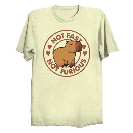 Not Fast Not Furious Capybara By Tobe Fonseca Neatoshop