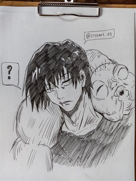 Toji Fushiguro Manga Reference Cute Doodles Drawings Meaningful