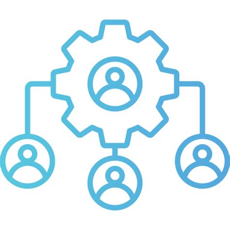 Multi Agent System Generic Gradient Outline Icon