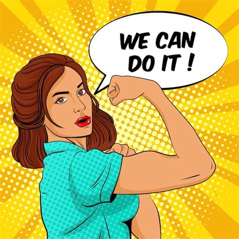 Girl Power Pop Art Vectors And Illustrations For Free Download